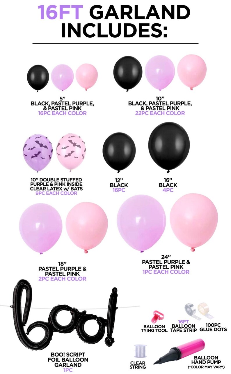 Girly Halloween Decoration BOO Garland Black Bats Pink Purple - Etsy