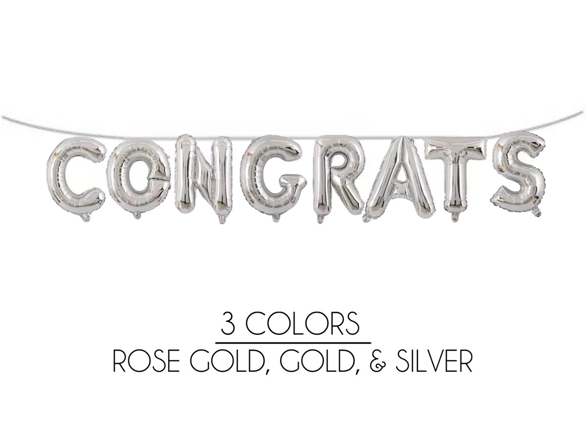 Congrats Balloon Garland Graduation Banner Decoration Class 2023 Prom ...