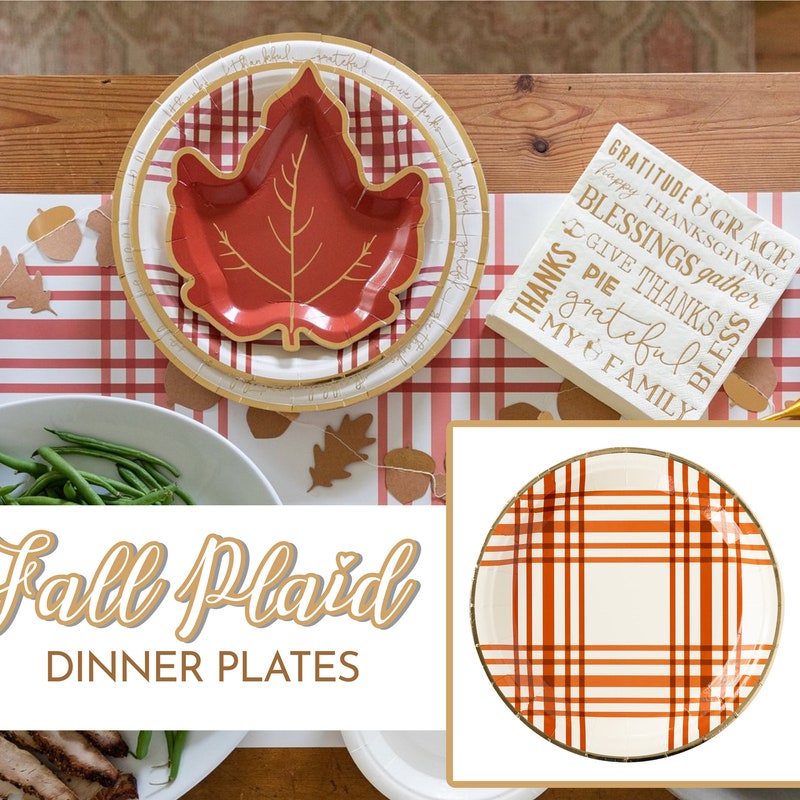 Fall Dinner Plates - Etsy