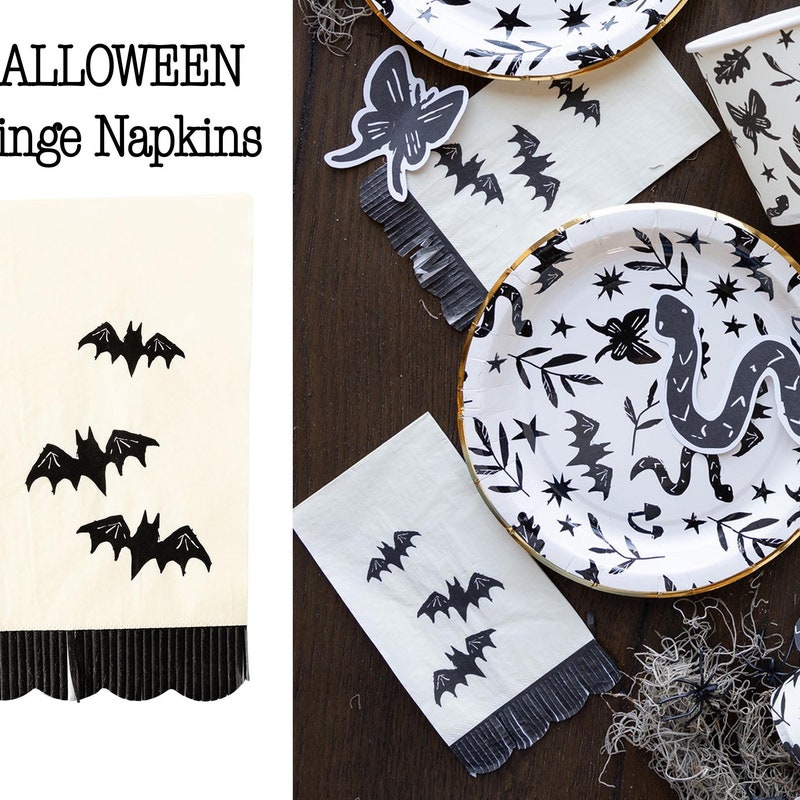 Bat Dinnerware a Set - Etsy