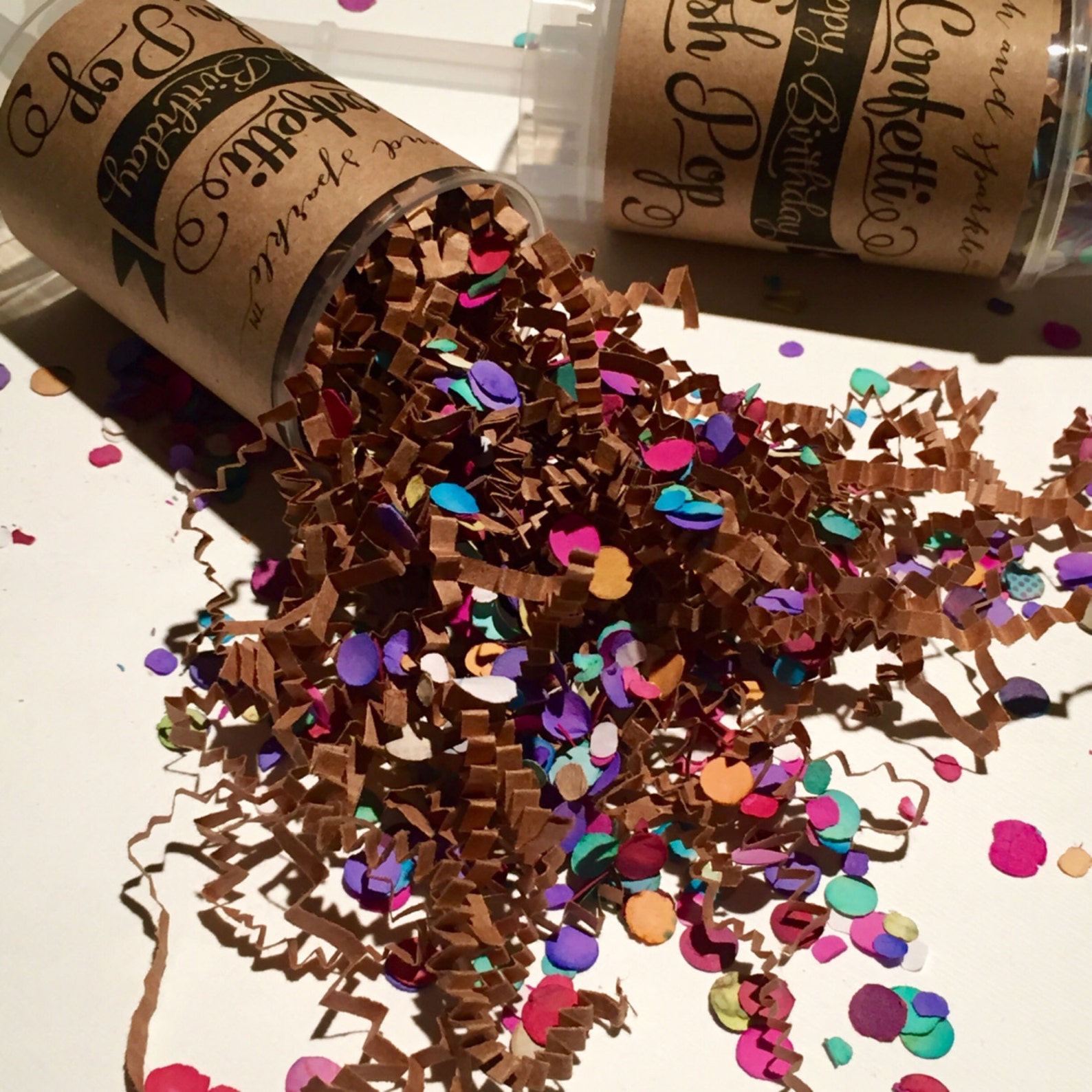 Birthday Confetti Popper Biodegradable, Birthday Poppers, Colorful ...