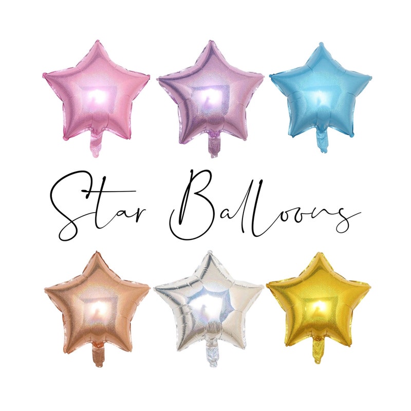 Star Balloons - Etsy