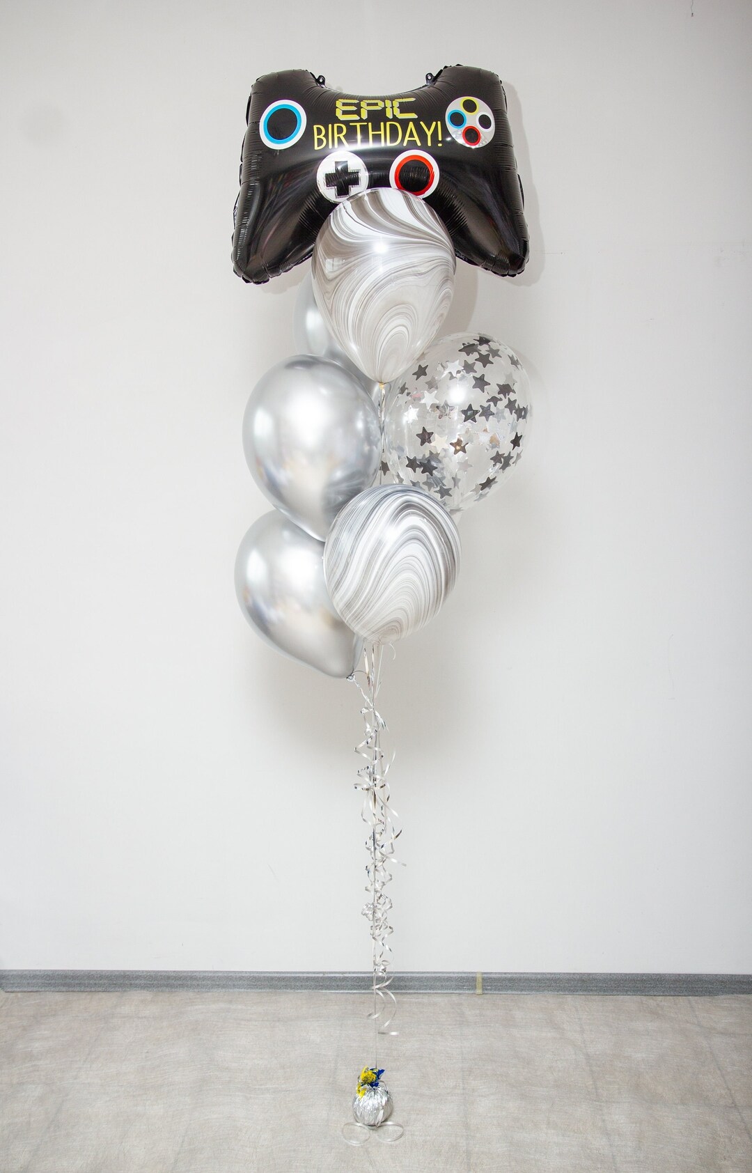 Video Game Birthday Balloon Bundle Large Console Gaming Decoration ...