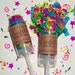 Unicorn Poop Confetti Celebration Push Pop, Rainbow Confetti Party ...