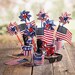 Patriotic Pinwheels 4 July Spinners America 4th of July Decoration Red ...