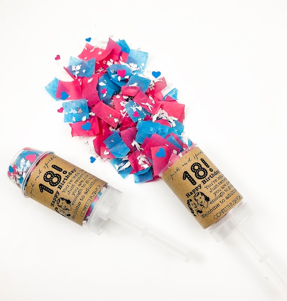 18th Birthday Popper, Welcome to Adulthood, 18th Birthday Party Favors ...