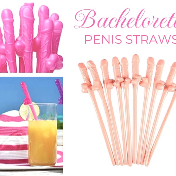 Dick Straws Etsy