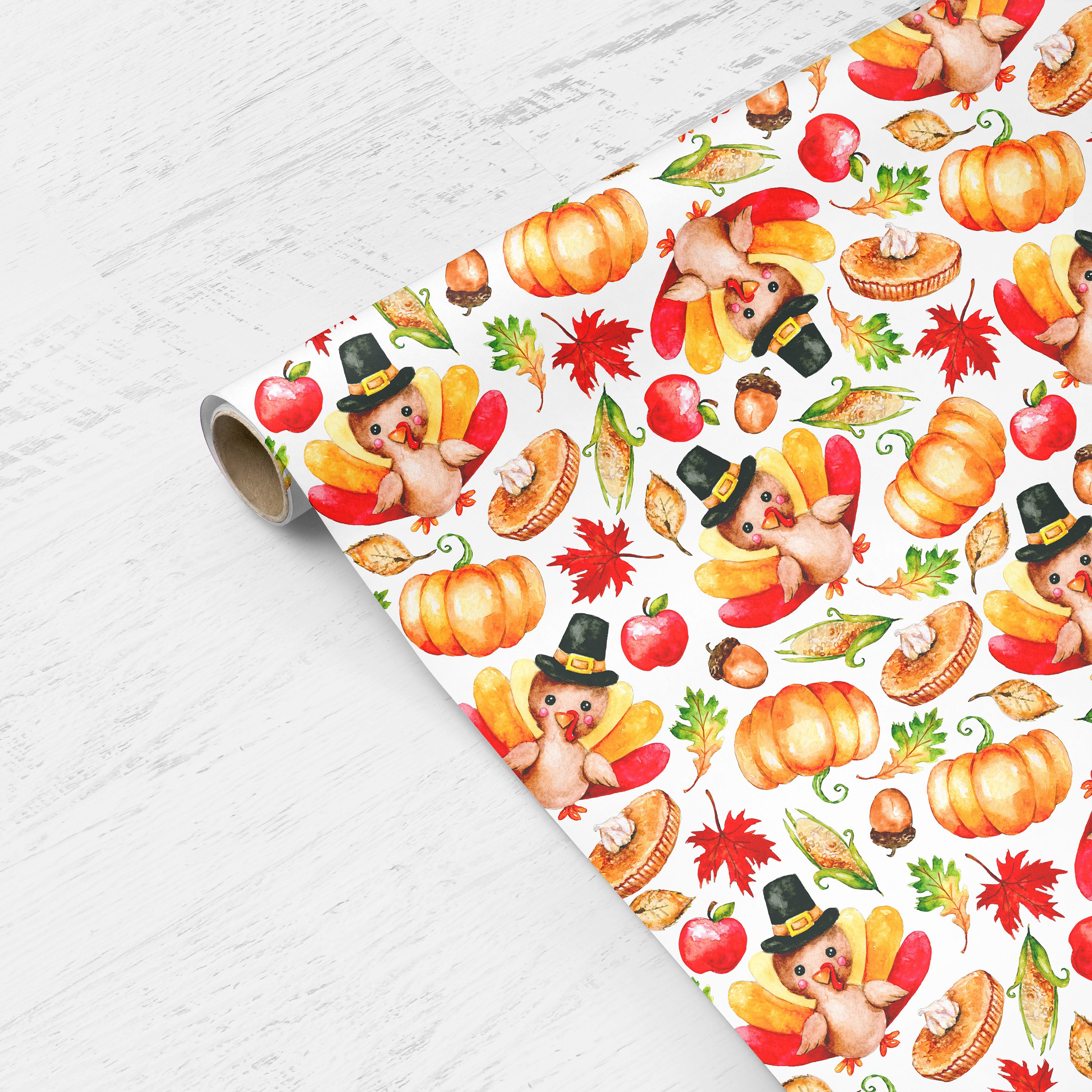Thanksgiving Wrapping Paper Turkey Wrapping Paper sold by Ed Wright ...
