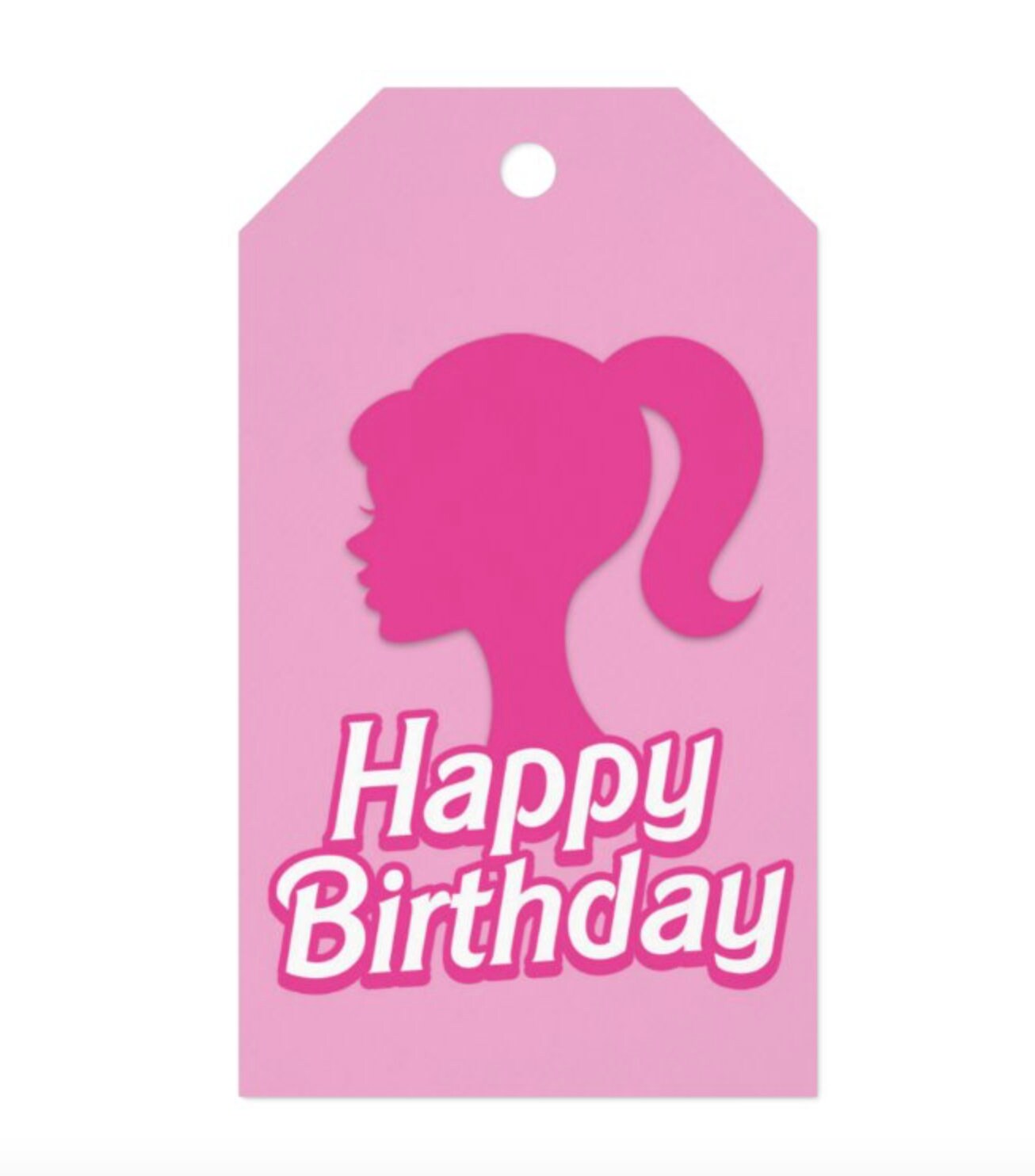 Pink Barbie Tags for Gifts Barbie Theme Birthday Party Gift | Etsy