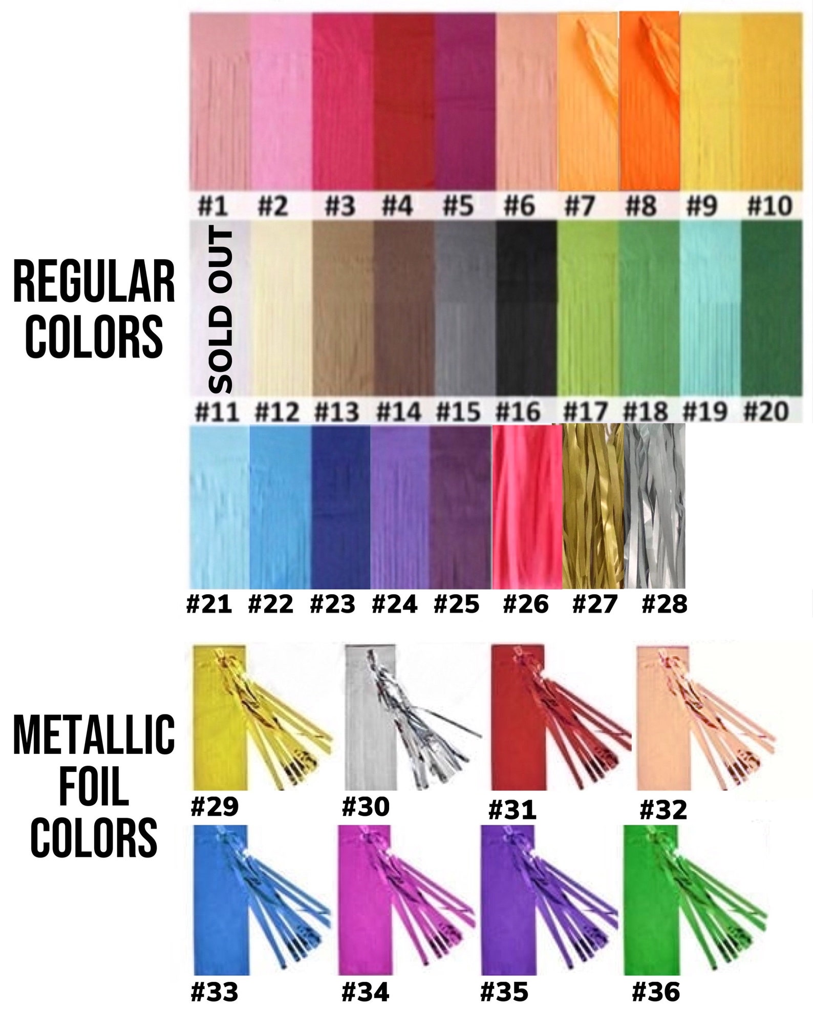 Tassel Balloon Tail Custom Colors Streamer Pink Blue White - Etsy