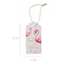 Flamingo Gift Tag PRINTED Cute Pink Thank You Favor Card - Etsy