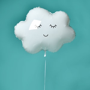 Cloud Shaped Foil Balloon Cute Whimsical Party Nursery Decoration Baby ...