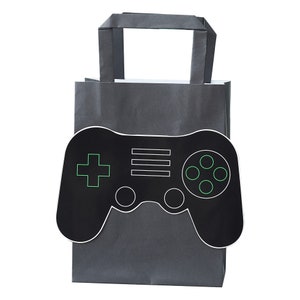 Controller Paper Bags Level up Game on Video Game Gaming Geeky Nerd ...
