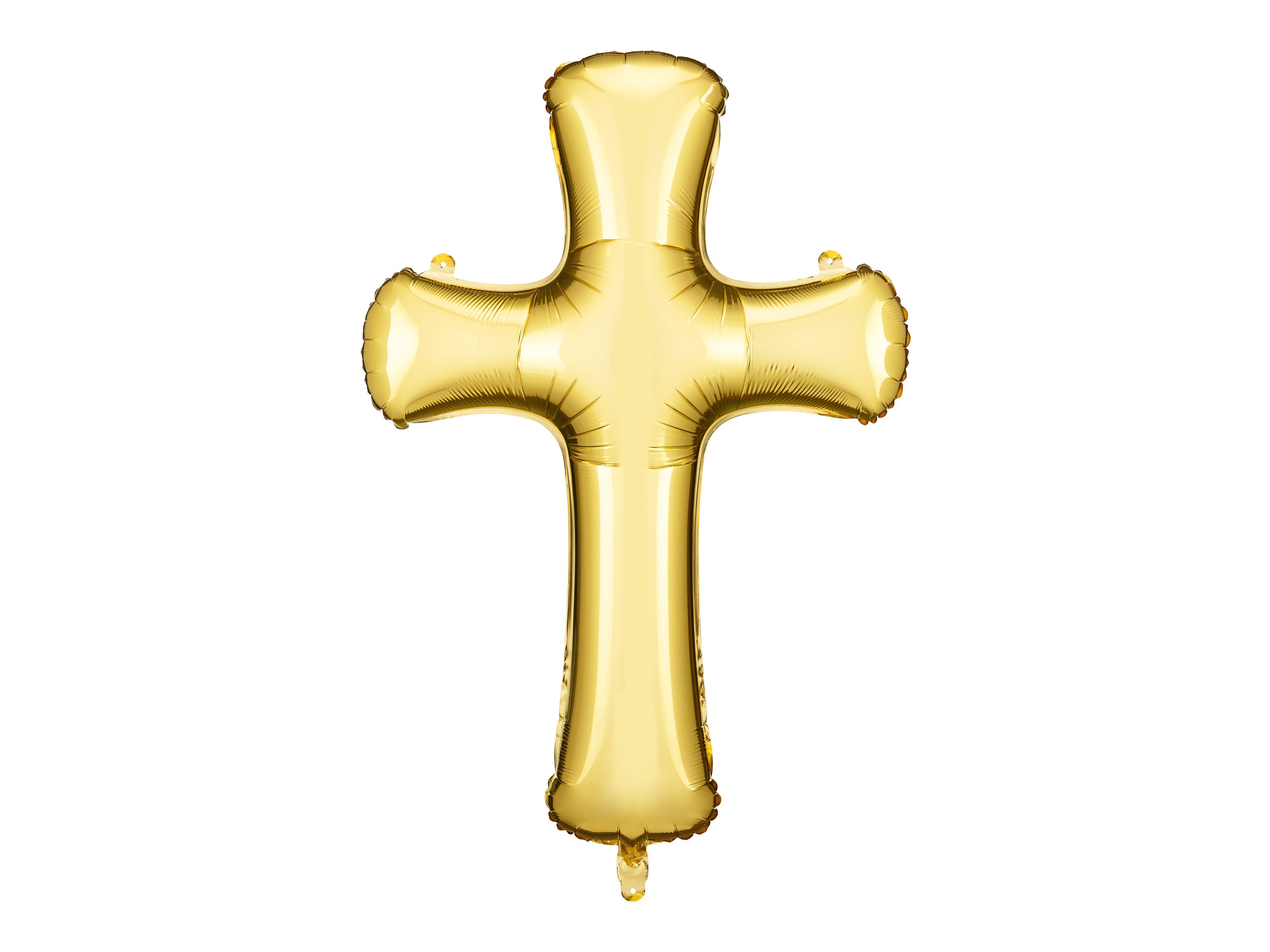 GOLD CROSS Foil Balloon for Boy Girl Christening Baptism First Holy ...