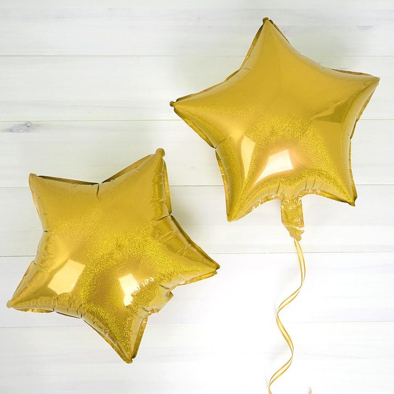 Star Foil Balloons for Decorations Gold Star Balloons | Etsy