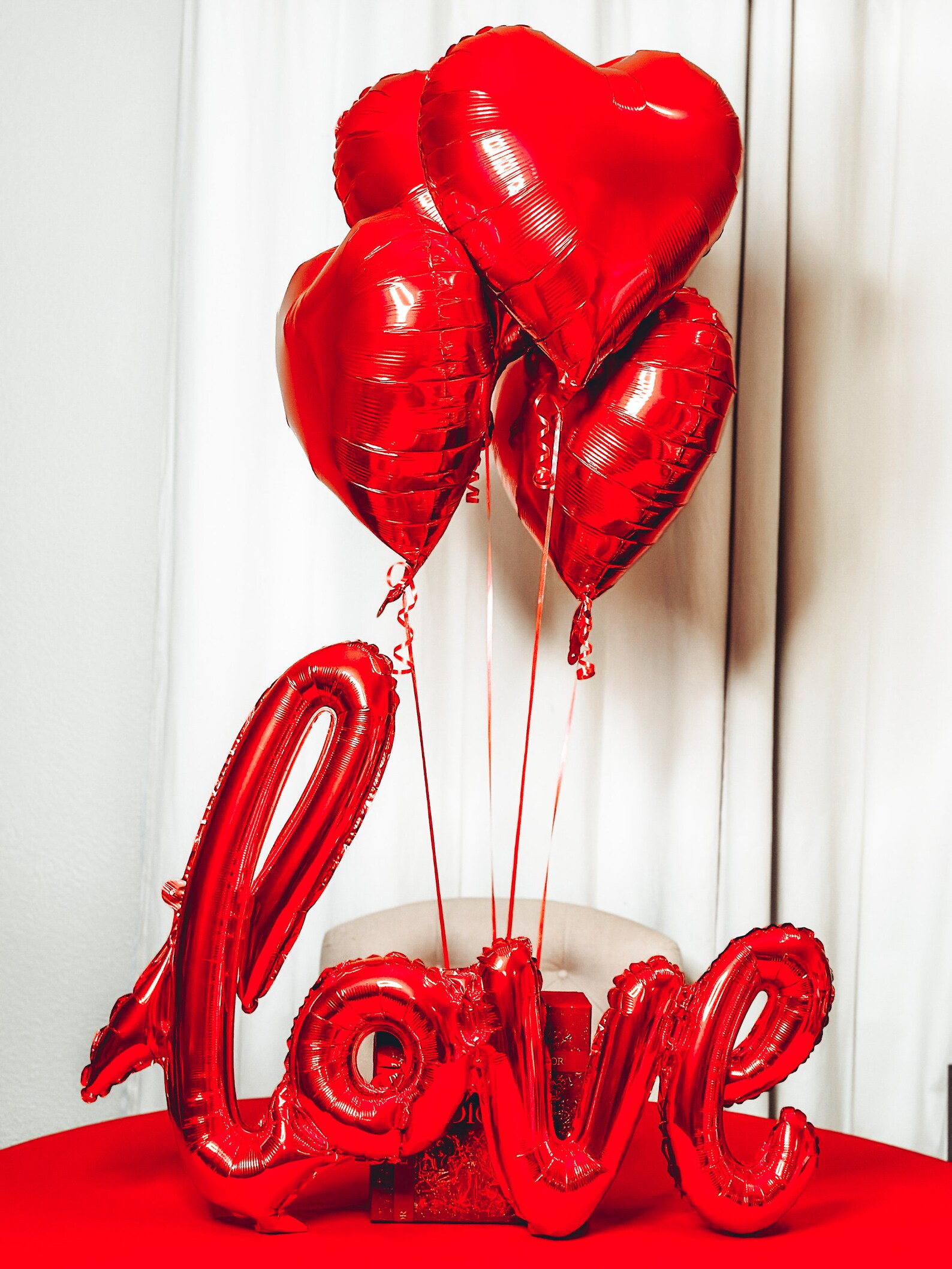 LOVE Script Balloon COLOR OPTIONS Large Minimal Modern - Etsy