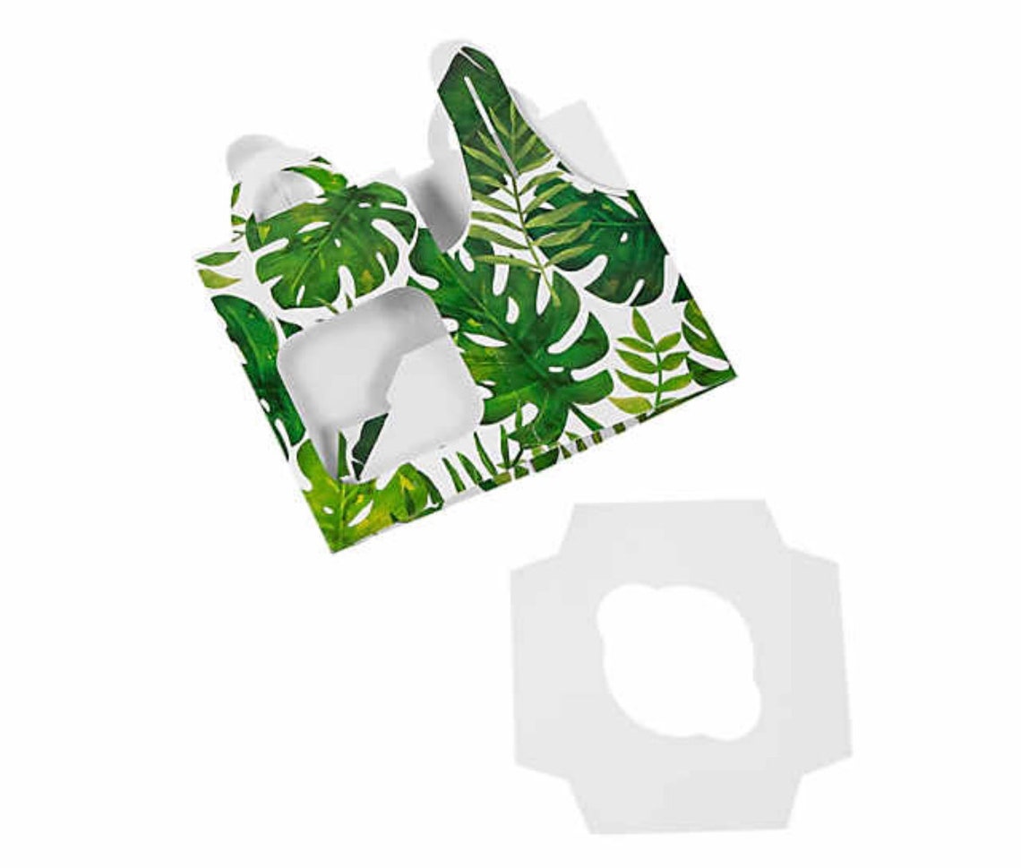 Tropical Party Box for Favors Gifts Sweets Treats Cupcake - Etsy