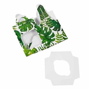 Tropical Party Box for Favors Gifts Sweets Treats Cupcake Packaging ...