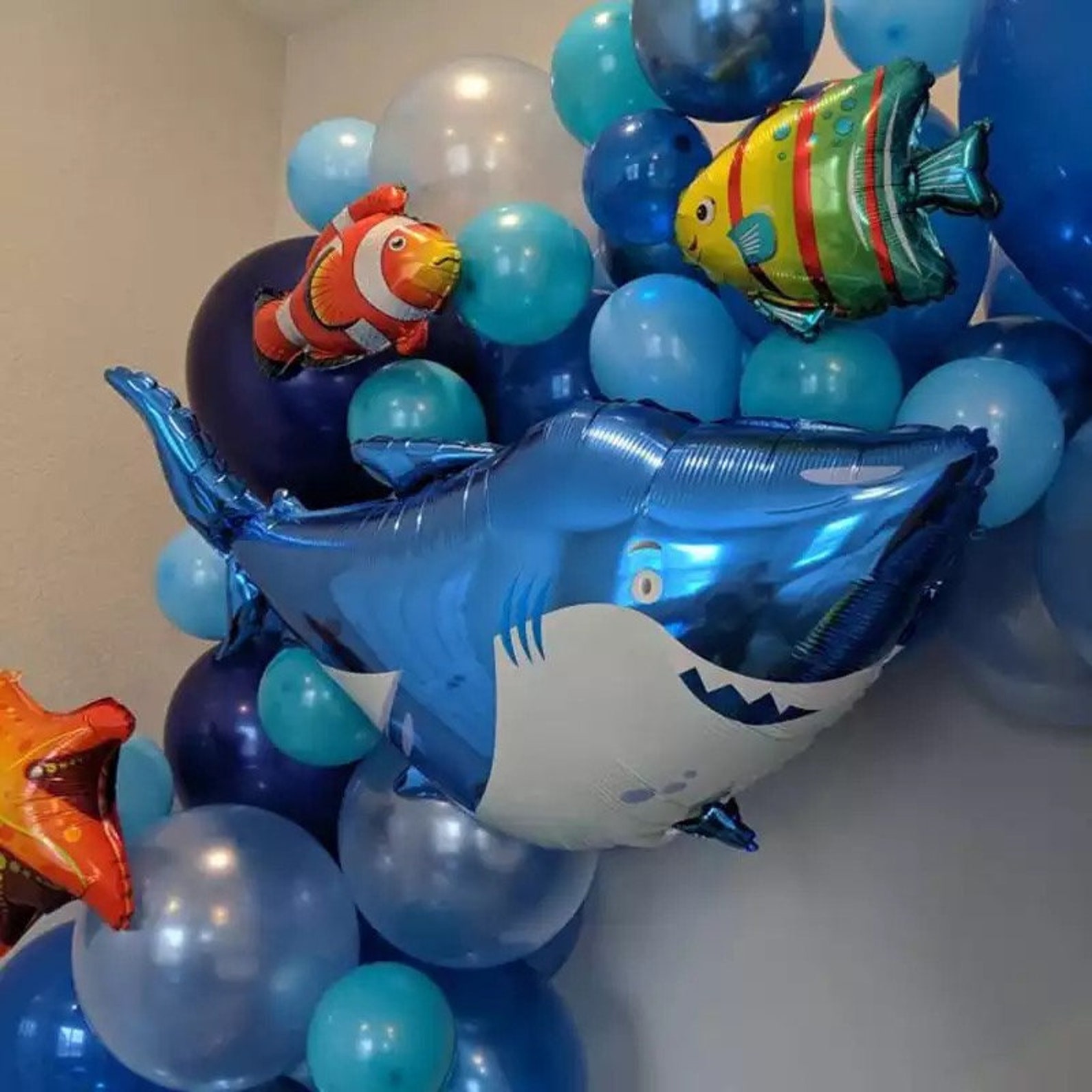 Under the Sea Balloon Arch Large DIY Kit Shark Nemo Octopus - Etsy