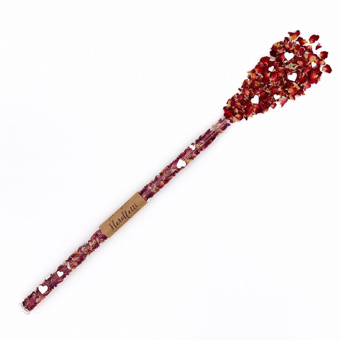 Dry Rose Confetti Wand With Real Flower Seeds Biodegradable - Etsy