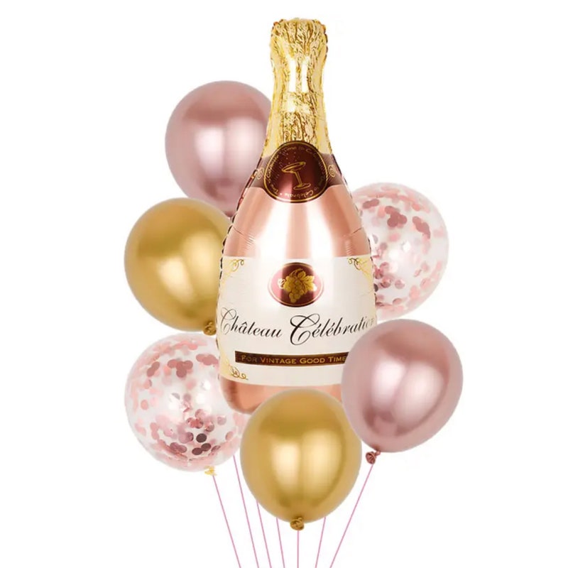 Champagne Balloon - Etsy