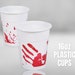 Halloween Plastic Cups With Blood Splatter Drip Design Walking Dead ...