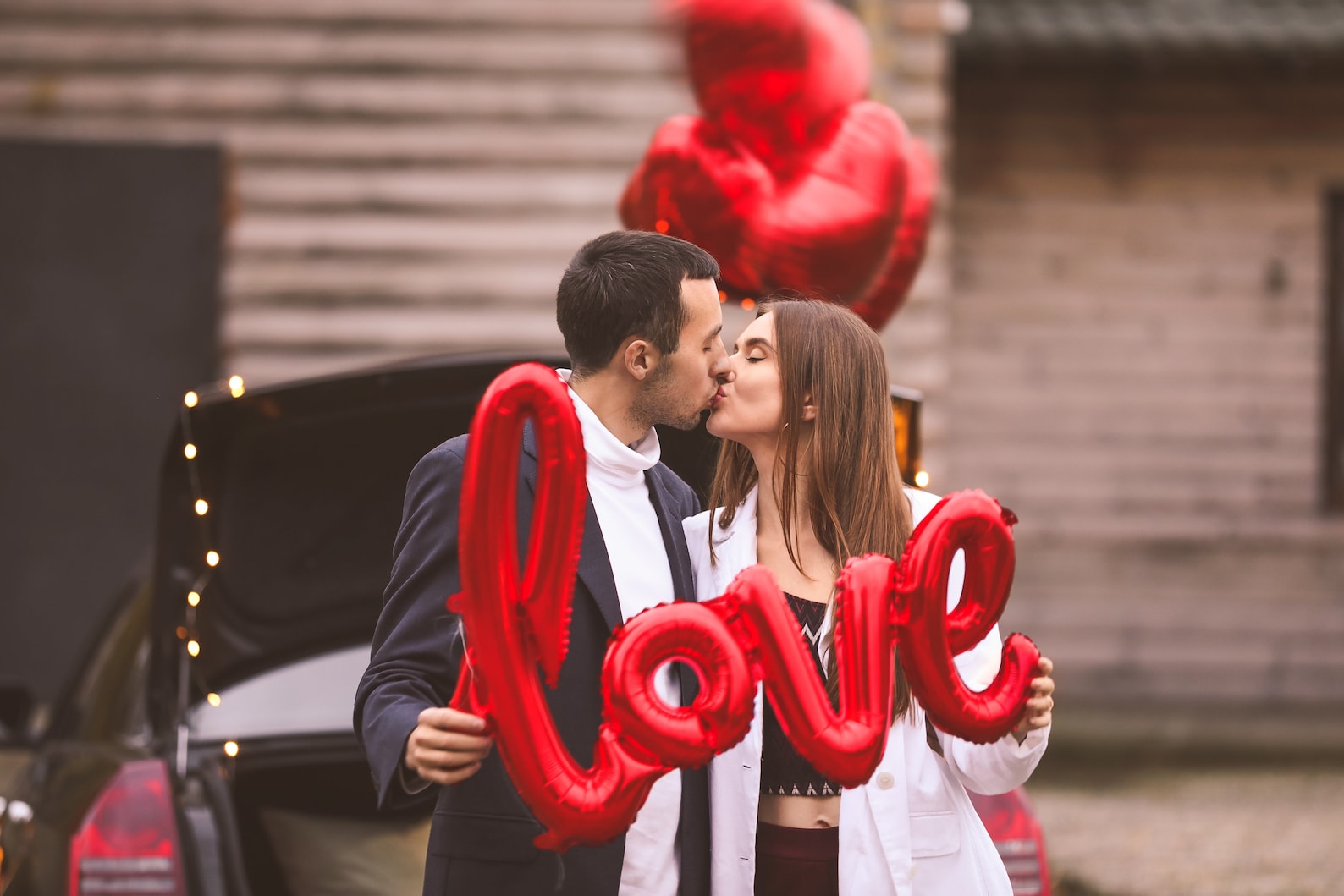 LOVE Script Balloon COLOR OPTIONS Large Minimal Modern - Etsy