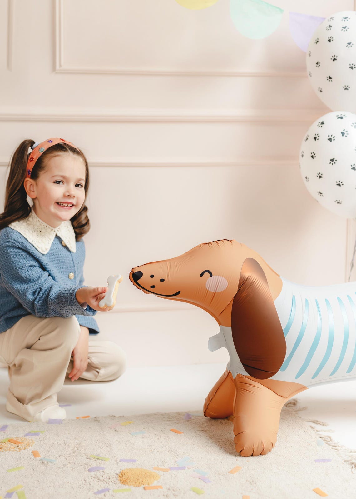 Freestanding Dog Balloon FRENCHIE CORGI DACHSHUND Animal Foil Puppy Pet ...