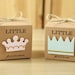 Prince or Princess Favor Boxes Kraft Cardboard Containers Sweets Treats ...