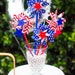 Patriotic Pinwheels 4 July Spinners America 4th of July Decoration Red ...