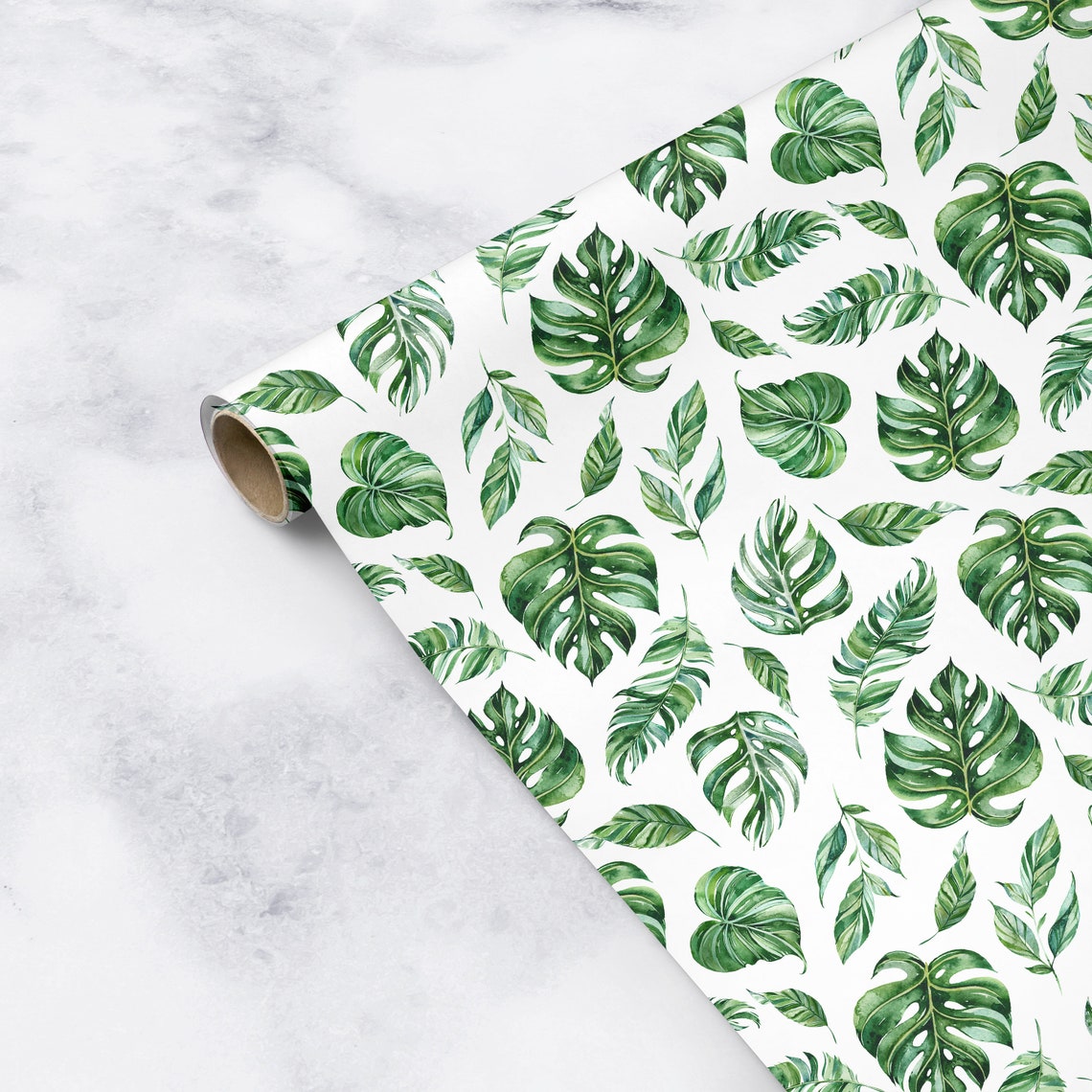 Tropical Wrapping Paper Botanical Wrapping Paper Botanical Gift Wrap ...