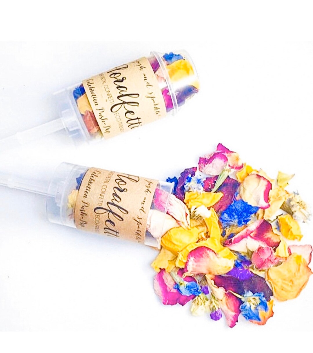 Flower Petal Wedding Confetti, Flower Confetti Popper Biodegradable ...