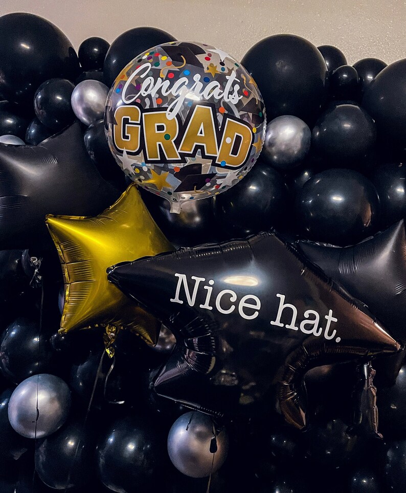 Graduation Cap Balloon Large Foil Nice Hat Elegant Stylish | Etsy
