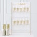 White Gold Champagne Display Elegant Wall Glass Holder Prosecco Drink ...