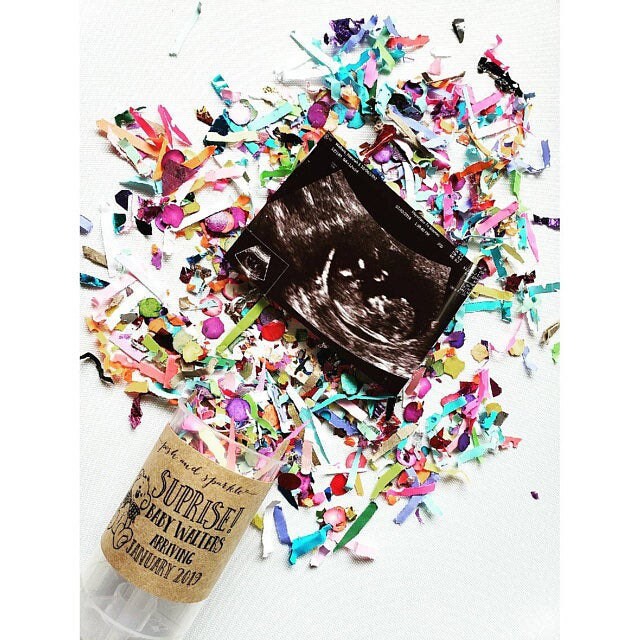 ADD-ON Custom Label for Confetti Push Pops, Party Popper Label, Custom ...