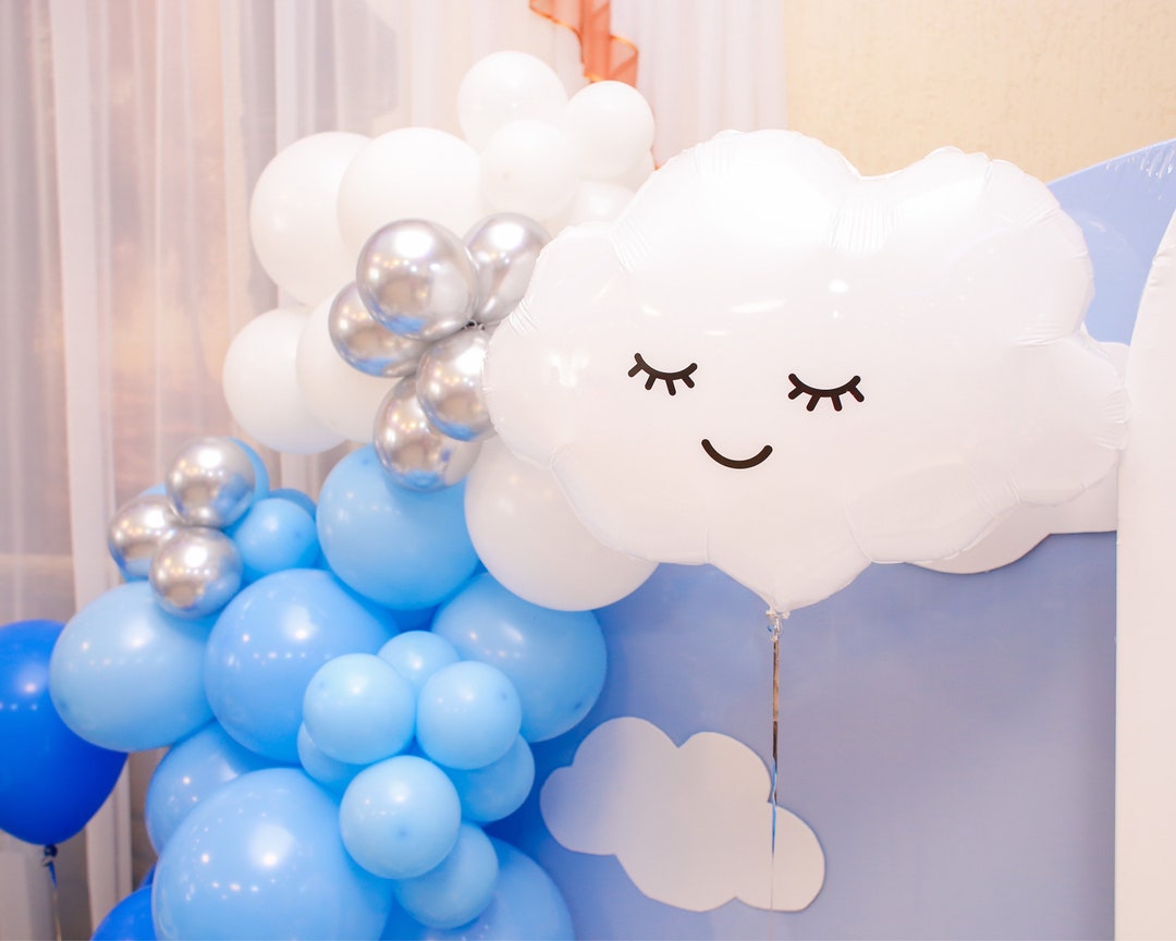 Cloud Shaped Foil Balloon Cute Whimsical Party Nursery Decoration Baby ...