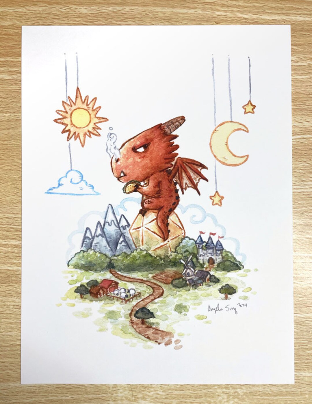 Shmerg the Sullen - Art Print - Etsy