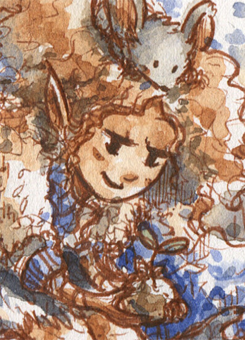 Little Dryad Original Painting - Etsy