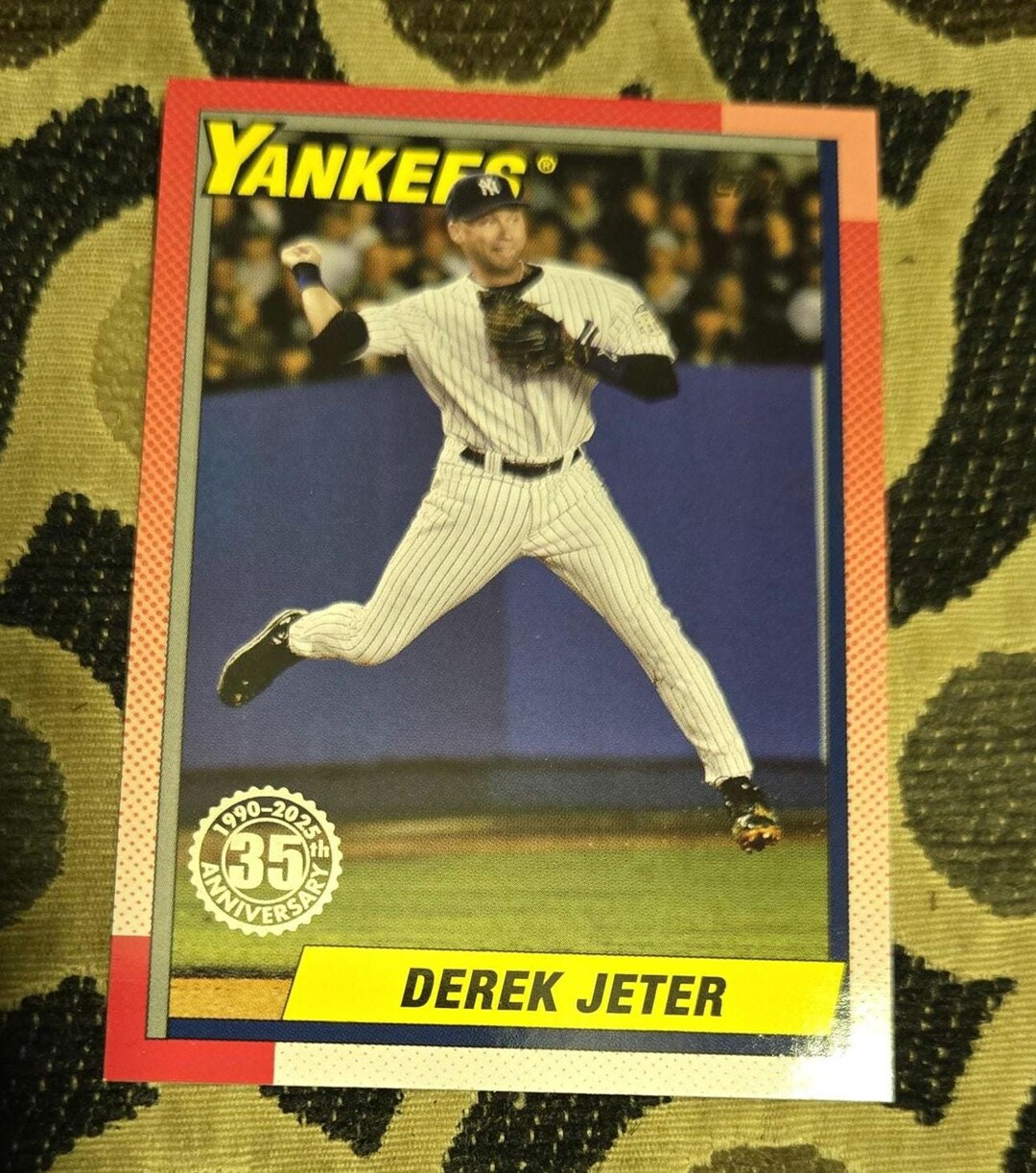 Derek Jeter 90 Variation Card - Etsy