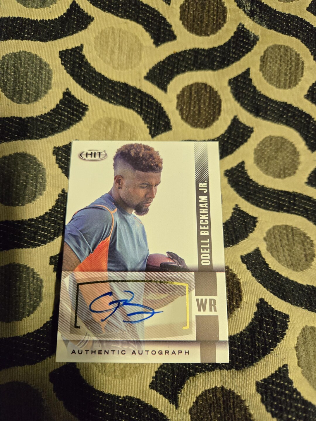 Odell Beckham Jr Rookie Authentic Autograph Card - Etsy