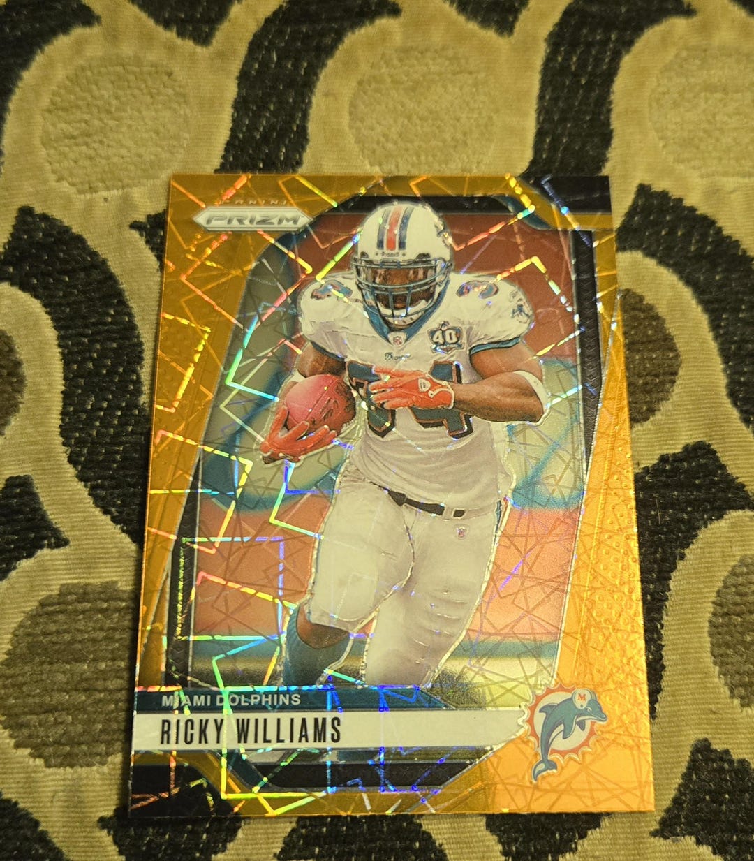 Ricky Williams Orange Hyper Prizm Card - Etsy