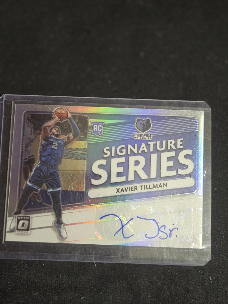 Xavier Tillman Optic Signature Series Autograph Card - Etsy