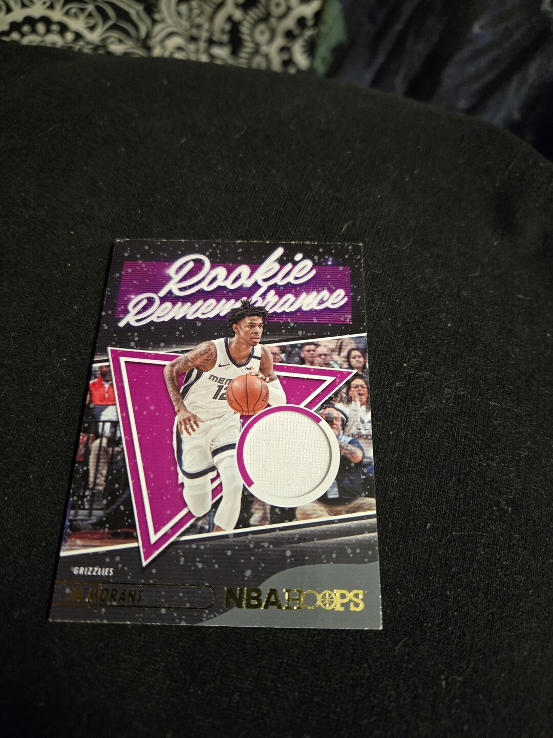 2021-2022 Nba Hoops Ja Morant Rookie Remembrance (not Rookie) Game Worn Jersey Relic Card. - Etsy