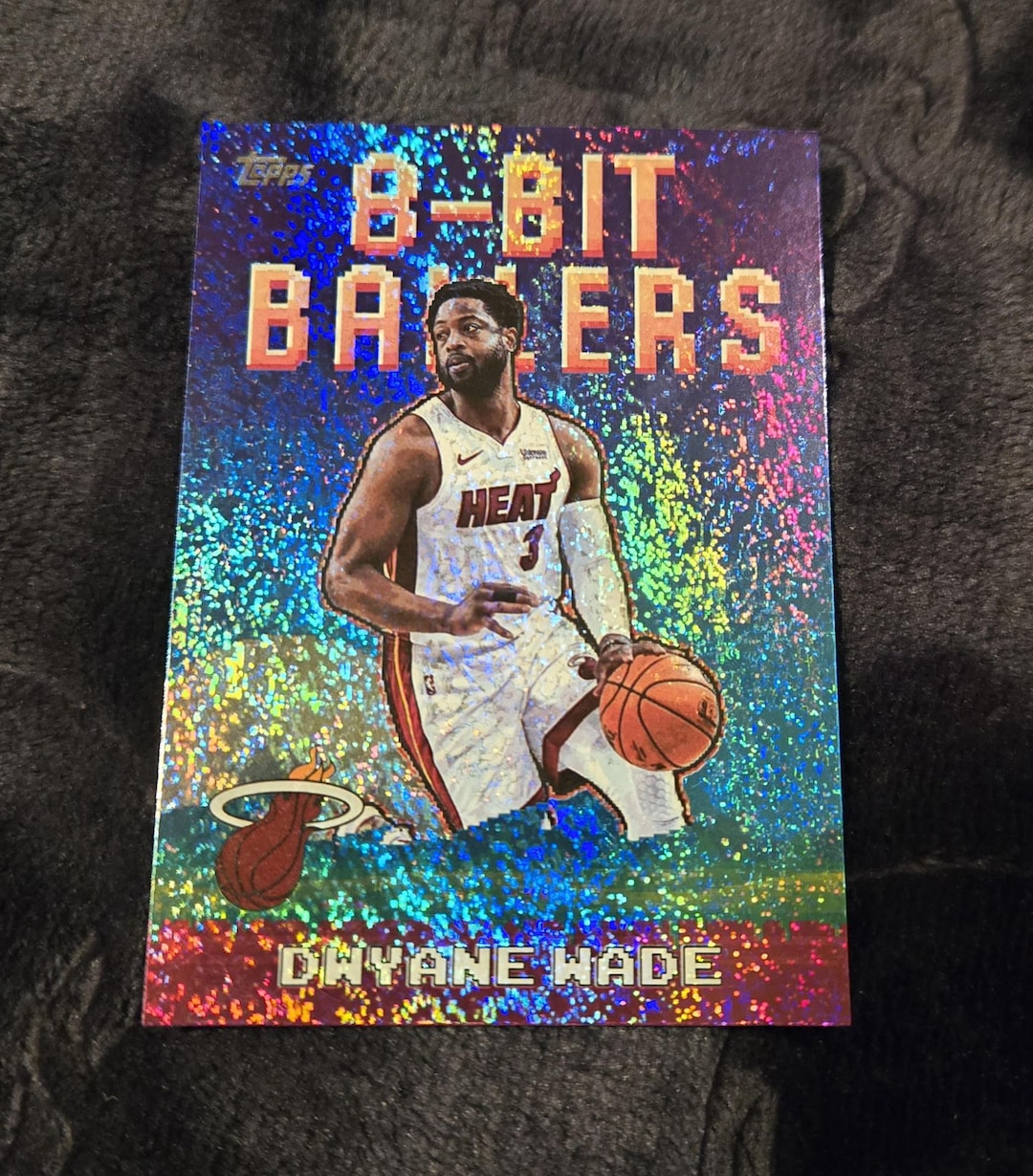 Dwayne Wade 8 Bit Ballers Rainbow Foil Refractor - Etsy