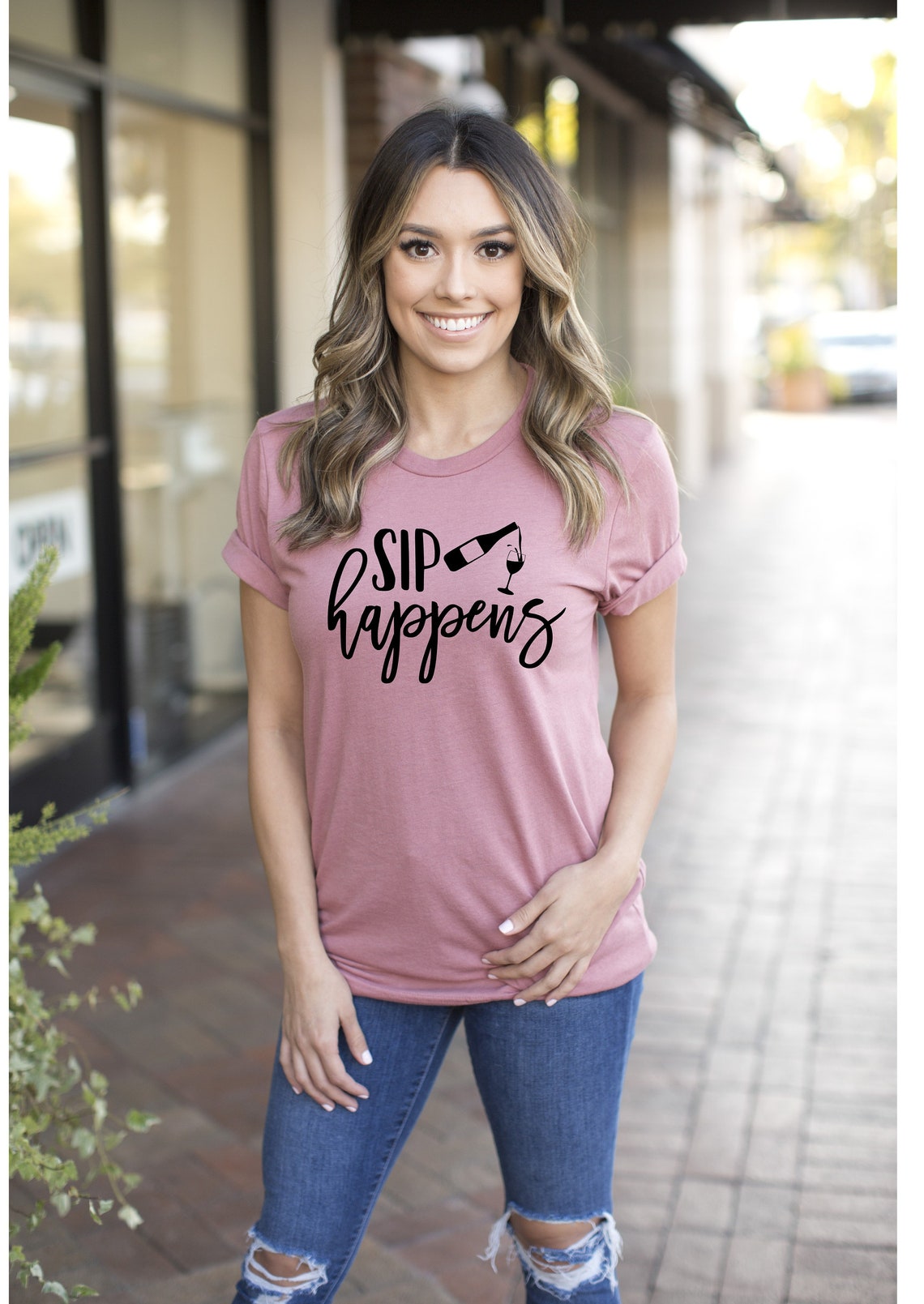 Sip Happens T Shirt for Wine Lovers Wine Shirts for Women | Etsy