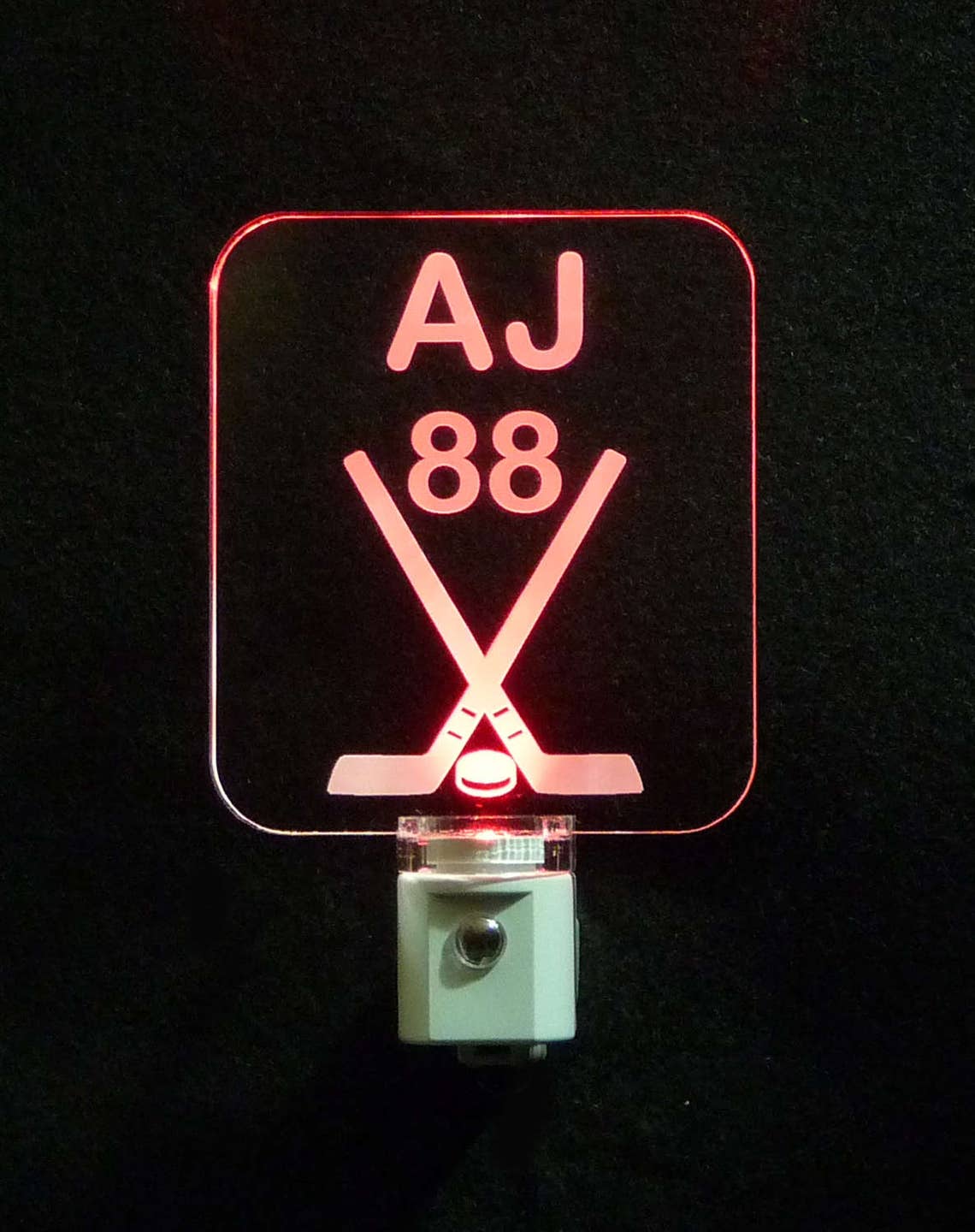 Hockey Night Light -personalized LED Lamp - Gift 3/8" Acrylic - Etsy