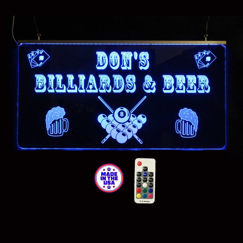 Billiard Sign - Etsy