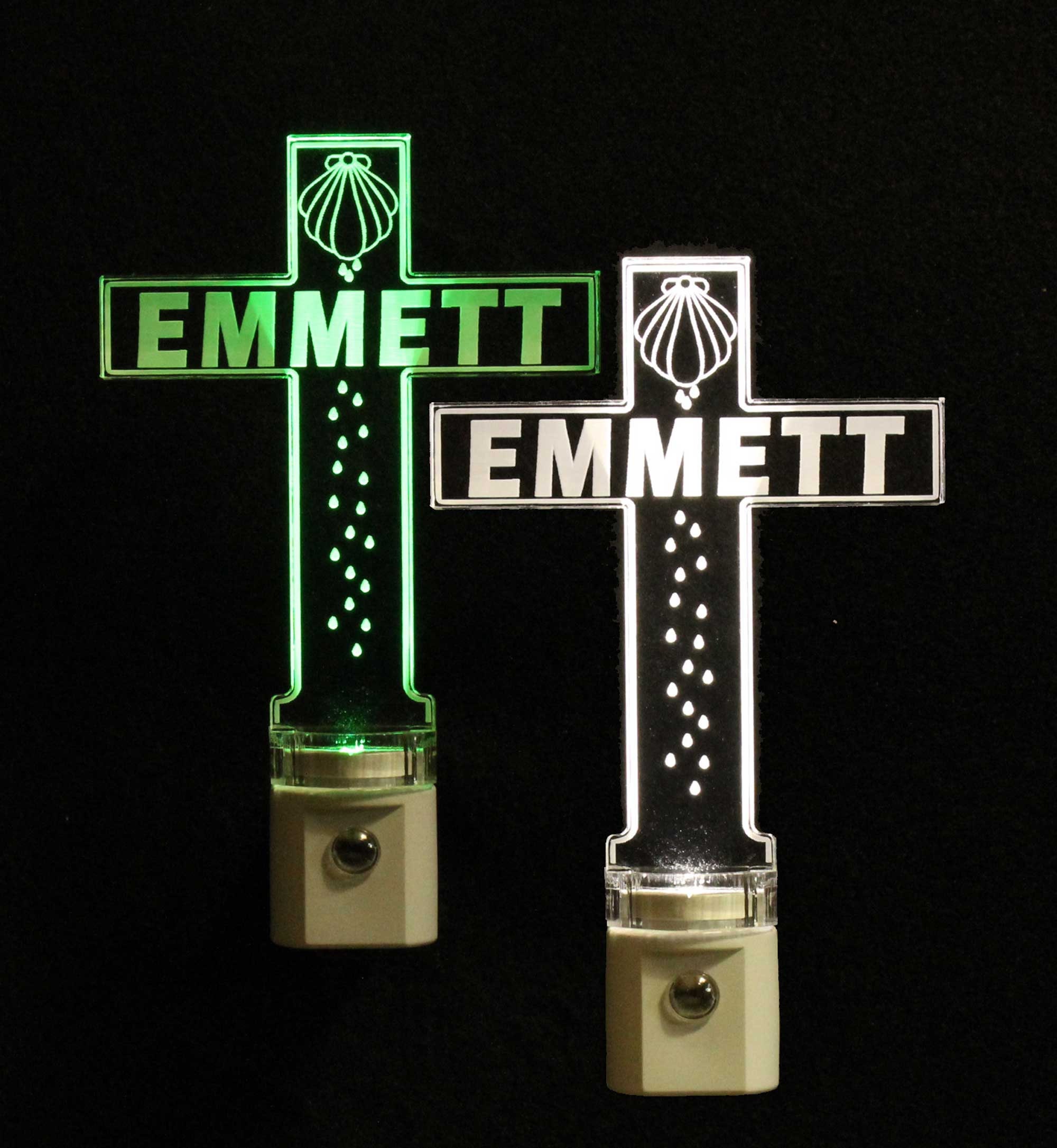 Personalized Christian Cross LED Christian Night Light | Etsy