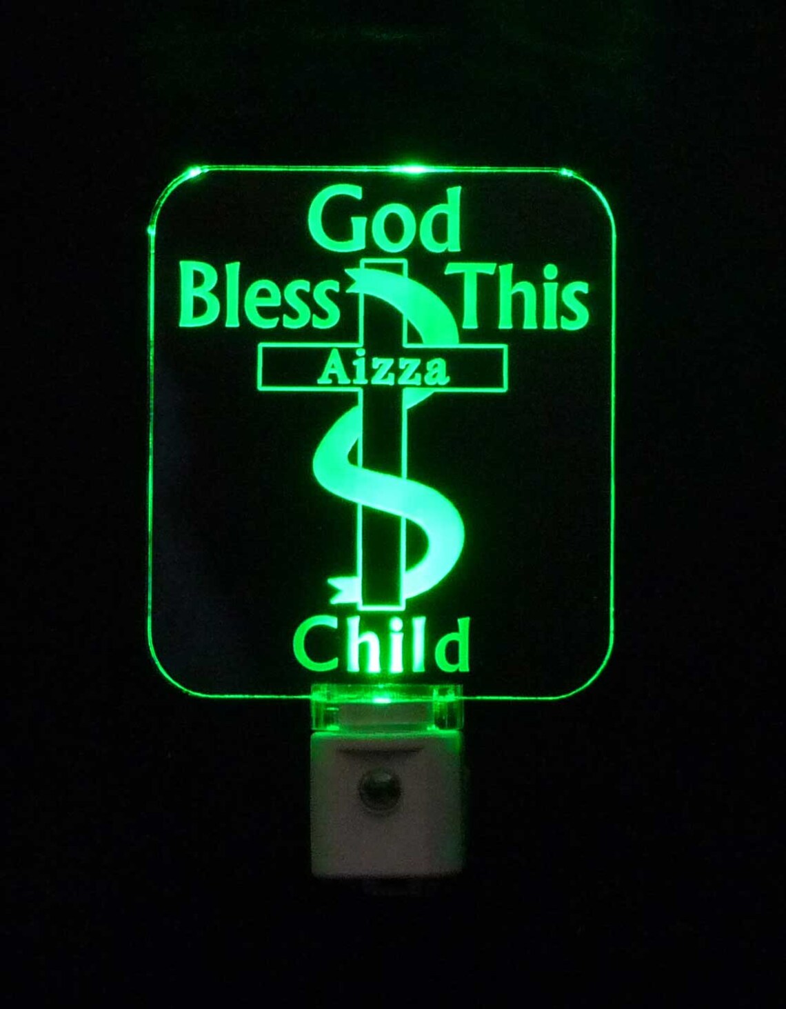 Personalized God Bless This House LED Christian Night Light - Religious ...