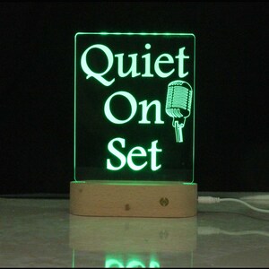 Unique Custom Studio Neon Sign - Illuminate Your Space With Quiet on ...